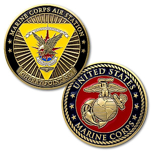 U.S. Marine Corps Air Station Cherry Point NC Challenge Coin