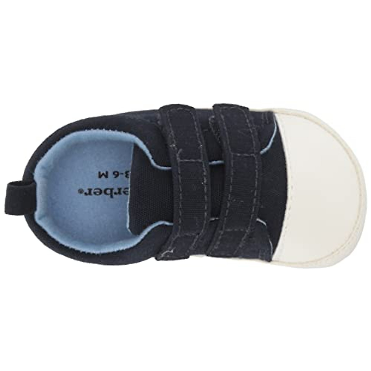 Gerber Unisex Baby Sneakers Crib Shoes Newborn Infant Toddler Neutral Boy Girl Navy 0-3 Months