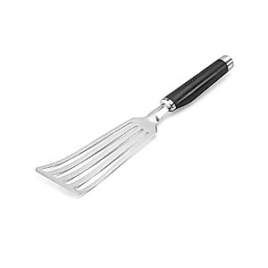 KitchenAid Gourmet Stainless Steel Flex Turner, One Size, Black