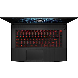 MSI GF65 Thin Gaming Laptop 15.6" FHD IPS 144Hz 10th Gen Intel Hexa-Core i5-10500H (Beats i7-9750H) 8GB RAM 512GB SSD GeForce RTX 3060 6GB Backlit Keyboard USB-C Nahimic Win10 Pro Black + HDMI Cable