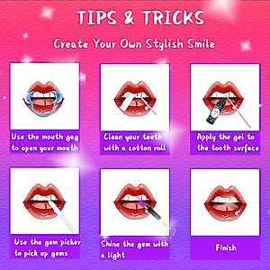 Duoduobuy 1800Pcs Gems Kit, DIY Fashionable Crystals Jewelry Kit- Artificial Diamonds Ornaments for Proud Smile