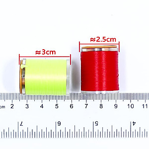Fly Tying Thread 8 Colors 250D High Tensile 3/0 Tying Thread with Elasticity Fly Tying Materials