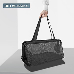 Functional Collapsible carts Shopping Cart Collapsible Utility Trolley Cart Features up 60 lbs Total Weight Capacity, Stylish Detachable Carry Bag, Swivel Tires for Easy Steering