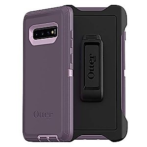 OtterBox DEFENDER SERIES SCREENLESS Case Case for Galaxy S10+ - PURPLE NEBULA (WINSOME ORCHID/NIGHT PURPLE)