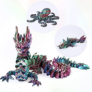 Silk MagicPLA 3D Printer Filament, Tri-Color Coextrusion PLA Filament 1.75mm, Shiny Silk Coextruded PLA, Silk Red-Green-Blue Three-Color Filament, 1kg/2.2lbs