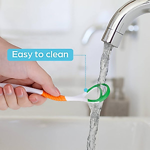 Tongue Scraper Cleaner 3 Pack - Bad Breath Solution for Adults and Kids | Easy to Hold & Clean | Suitable for Sensitive Tongue | BPA Free Oral Hygiene Products