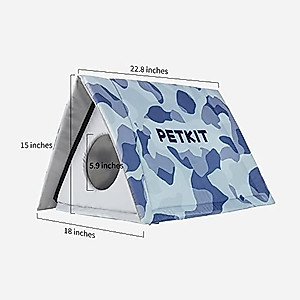 PETKIT Shelter Dome Max Pet Tent Bed for Cats/Dogs, Outdoor Waterproof Cats Sleeping Tent Cave, Courtyard Cat Puppy House Rainproof