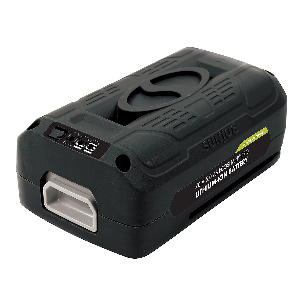 Snow Joe + Sun Joe iBAT40XR-RM EcoSharp® Pro Lithium-Ion Battery, 40 Volt, 5.0 Ah (Certified Refurbished)