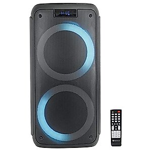 Rockville Rock Party 8 Dual 8" Battery Powered Home/Portable Bluetooth Speaker