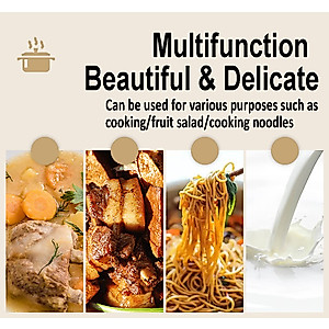 Glass Cooking Pot - 1.7L/57oz Glass Saucepan Heat-Resistant Borosilicate Glass Handmade Cookware Set stovetop Pot - Safe for Pasta Noodle, Soup, Milk, Tea,salad(1.7L/57oz)