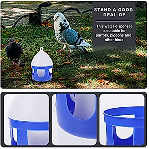 PATKAW Pigeon Water Feeder Birds Water Dispenser Water Drinking Container pet Drinker Plastic Pet Drinker