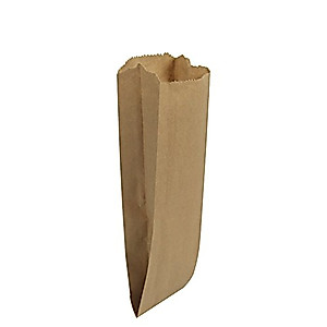 General LQPINT500 Pint Paper Liquor Bag, 35lb Kraft, Standard 3 3/4 x 2 1/4 x 11 1/4, 500 Bags
