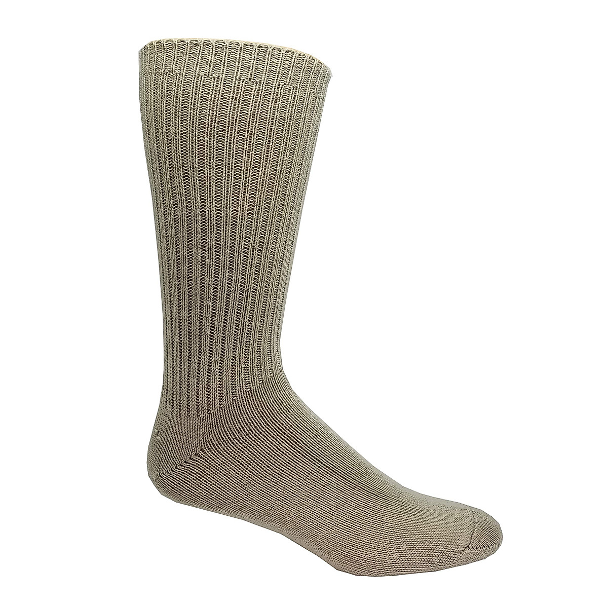 J.B. Field’s 96% Merino Wool Breathable Wrinkle Resistant Non-binding Casual Sock, 3 Pack (Medium (5-9 Shoe), Natural)