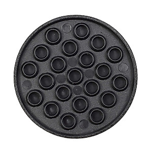 Stonehaven Miniatures 10PK - Blank Miniature Bases, 2" Diameter - Designed for 28mm Scale Table Top War Game Miniatures - Plastic, Black