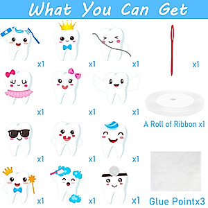 Tooth Party Banners Tooth Party Door Sign Welcome Teeth Birthday Party Supplies Dental Party Decorations Tooth Party Cutouts for Dentist Baby Shower Supplies