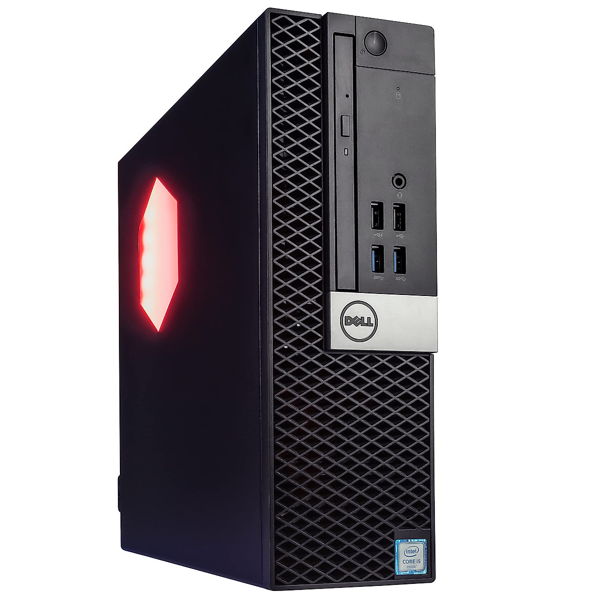 Dell Optiplex 5050 (RGB) Desktop Computer | Quad Core Intel i7 (3.4) | 16GB DDR4 RAM | 500GB SSD Solid State | Windows 10 Professional | New 22in LCD Monitor | Home or Office PC (Renewed), Black