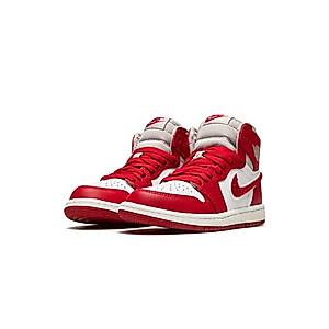 Jordan Boy's Jordan 1 High OG (Little Kid) Light Iron Ore/Varsity Red/Sail 2.5 Little Kid M