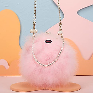 Fawziya Prom Clutch Purse Feather Bags For Women-Pink