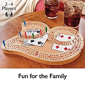 Mainstreet Classics Wooden "29" Cribbage Board Game Set