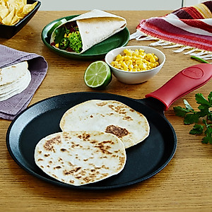 Uno Casa Cast Iron Comal Pan 11.5 Inch - Skillet for Roti/Comal Pan, Tawa/Dosa Pan Pataconera, Comales para Tortillas - Cast Iron Pizza Pan - Comal Para Tortillas Grande - Tava Roti Pan - Comale