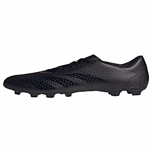adidas Unisex Predator Accuracy.4 Flexible Ground Soccer Shoe, Black/Black/White, 11 US Men