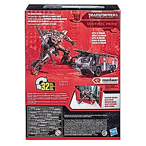 Transformers Toys Studio Series 61 Voyager Class Dark of The Moon Sentinel Prime Action Figure – Adults and Kids Ages 8 and Up, 6.5-inch