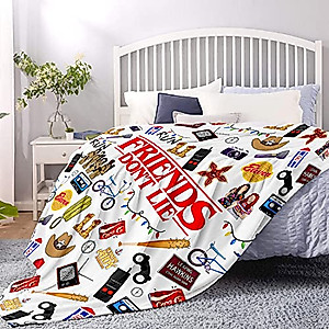 Strangeness Merchandise Blanket Christmas Decorations TV Show Gifts Soft Flannel Throw Blanket 50" X 40"