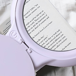 FHHKAAD 2 in 1 Magnifying Floor Lamp 5X with Bright LED Light Adjustable，Flexibility Magnifier Lamp for Reading，Sewing，Repair，Crafts & Hobbies -12W - White