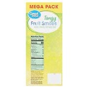 Great Value Tangy Fruit Smiles, 45 Oz. (Pack of 2)