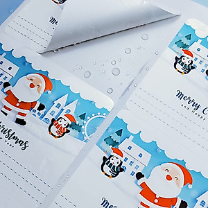 Glossy White Printable Vinyl Sticker Paper 25 Sheets 8.5x11 inch Waterproof Self-Adhesive Sheets for Inkjet & Laser Printer, Dries Quickly Premium Permanent Stickers