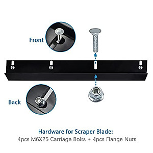 POSEAGLE Snow Blower Rubber Auger Paddles Replaces 72523-747-000, 72522-747-000, 72521-747-000 with 76322-747-000, 76322-747-A10 Scraper for Honda HS521, HS521K1, HS621 Snowblowers