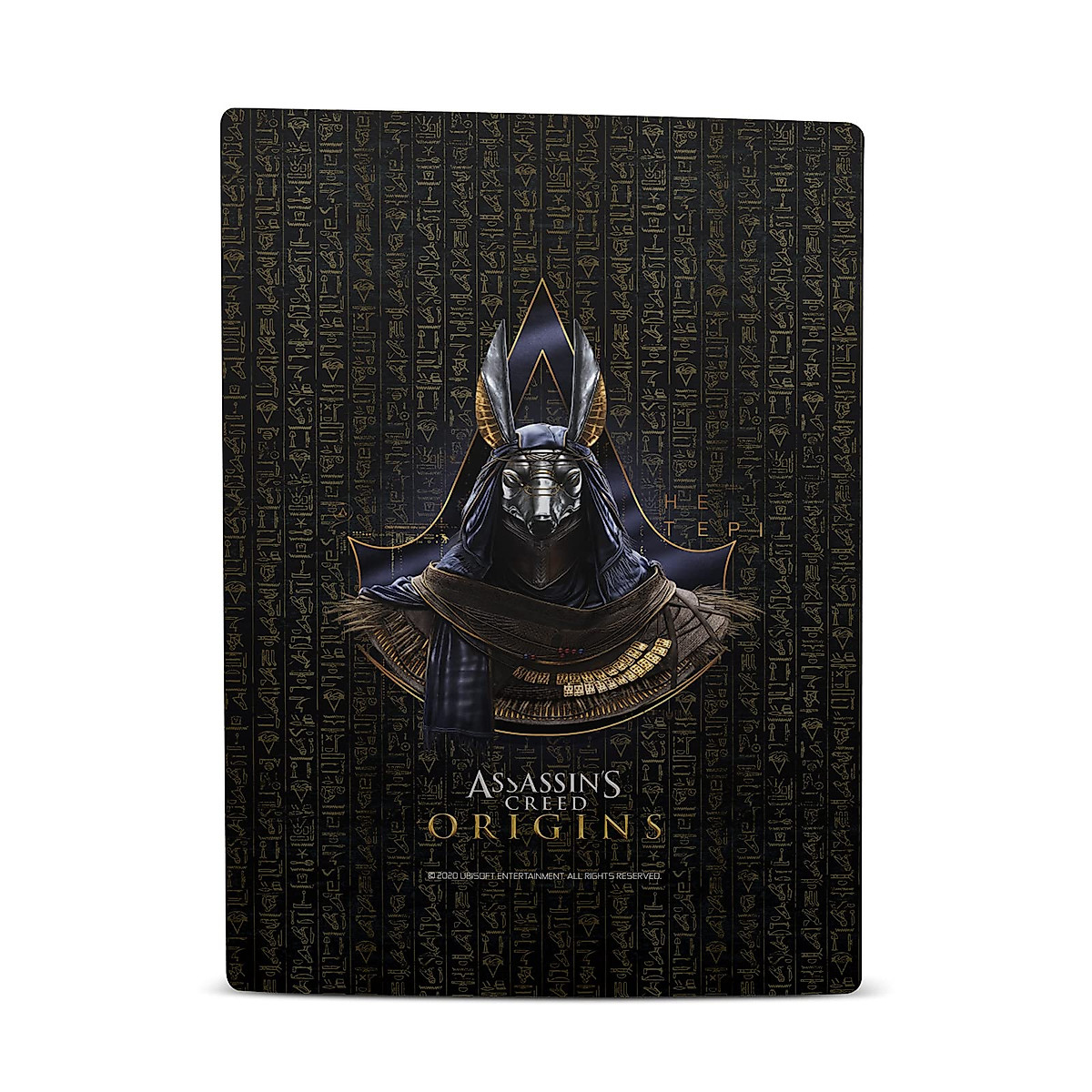 Head Case Designs Officially Licensed Assassin's Creed Hetepi Origins Character Art Matte Vinyl Faceplate Sticker Gaming Skin Case Cover Compatible with Sony Playstation 5 PS5 Digital Edition Console