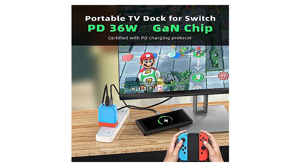 Mirabox Portable Switch Dock - Fast Charging & 4K Output