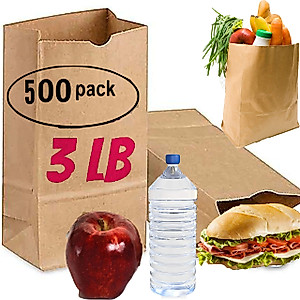 3 pound lunch bags 500 brown paper lunch bags 3 lb brown paper sacks lunch sandwich brown paper bags 3 Pound Lunch Bags, Party Bags Pack of 500 brown lunch bags bulk brown