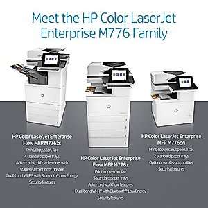 HP Color LaserJet Enterprise Flow Multifunction M776z All-in-One Wireless Duplex Printer with JetIntelligence (3WT91A)