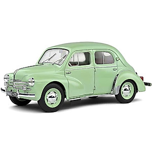1955 4CV Vert D'eau Green 1/18 Diecast Model Car by Solido S1806602