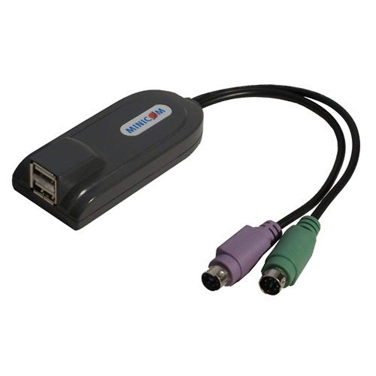 Tripp Lite Minicom PS2 to USB Converter for KVM Switch and Extender, Pure Hardware Solution, TAA GSA Compliant, 3-Year Warranty (0DT60002)