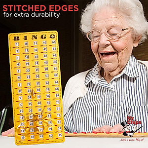 MR CHIPS Jam-Proof Master Board Bingo Card Slide with Shutters Plus Deck of Calling Cards