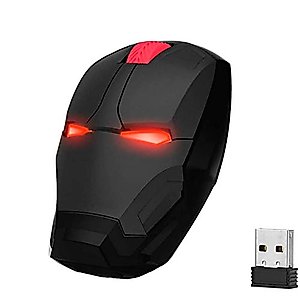 WFB Ergonomic Wireless Computer Mouse for Kids, 2.4 G Portable Noiseless Mouse Optical Mice with USB Receiver for Notebook PC Laptop Computer Mac Book (Black)