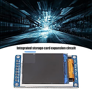 Kadimendium Color Display, Compact 1.44in PCB Clear LCD Display SPI Interface for SCM