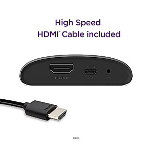 Roku Express HD Streaming Device with High-Speed HDMI Cable and Simple Remote, Guided Setup, and Fast Wi-Fi (2022) (Renewed)