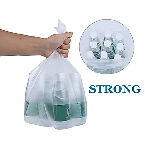 Mini Trash Bags 1.2 Gallon Inwaysin Mini Garbage Bags Compost Trash Can Liners 1-1.5 Gallon for Mini Trash Can Diaper Trash Bags 4.5-5 Liter 125 Count White