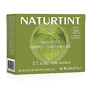 Naturtint Shampoo & Conditioner Bar (Rosemary Eucalyptus) - Naturally Derived Ingredients, Cruelty Free, All Hair Types, Travel Approved