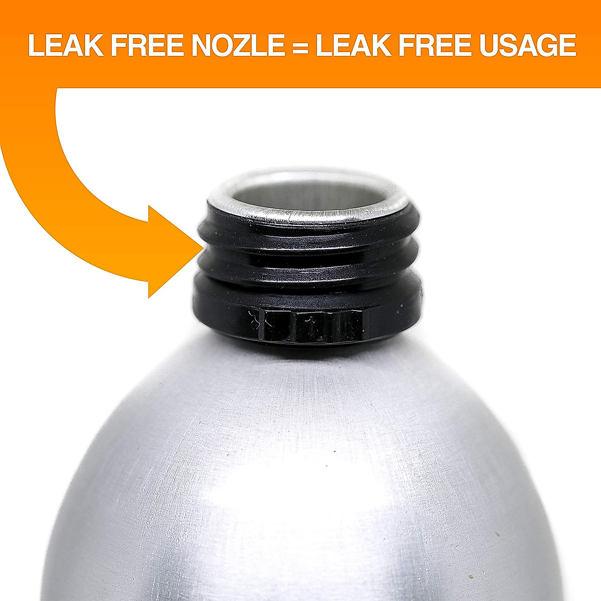 5GEN. FIFTH GENERATION DISTRIBUTION 6 Pack Empty Aluminum Spray Bottles with Sprayers 20 oz.