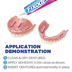 Fixodent Denture Adhesive Cream Original 0.75 oz (Pack of 12)