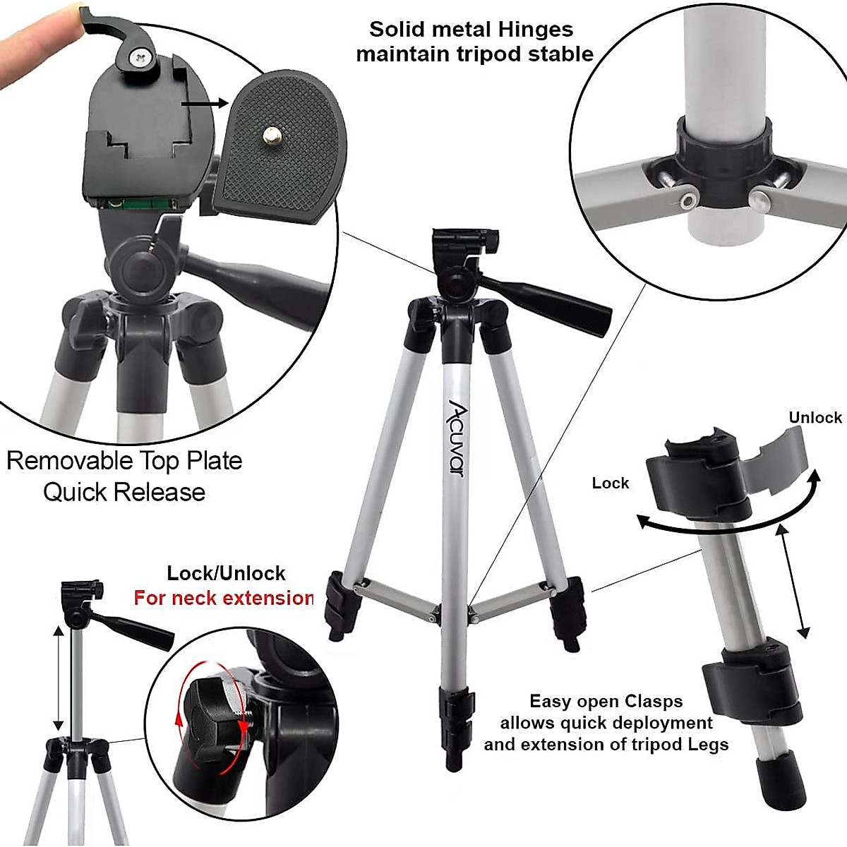 eDealz 4K 48MP Digital Camera Kit for Photography, Vlogging Camera YouTube with Flip Screen, WiFi, Wide Angle & Macro Lens, 64GB Micro SD Card, 50" Tripod, Case, Card Reader, Microphone, LED (Black)