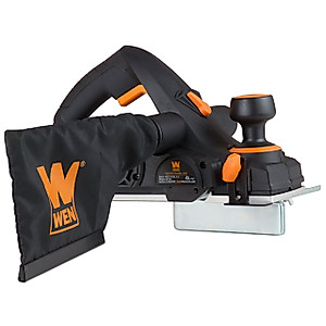 WEN 6530 6-Amp Electric Hand Planer, 3-1/4-Inch & 10236F2 Quick-Adjust 36-Inch Steel Bar Clamps with 2.5-Inch Throat and Micro-Adjustment Handle, Two Pack