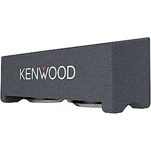 Kenwood Excelon P-XW1221DHP 2-ohm Ported Enclosure with Two 12" Subwoofers | Dual 12" Preloaded High Power Subwoofer Enclosure
