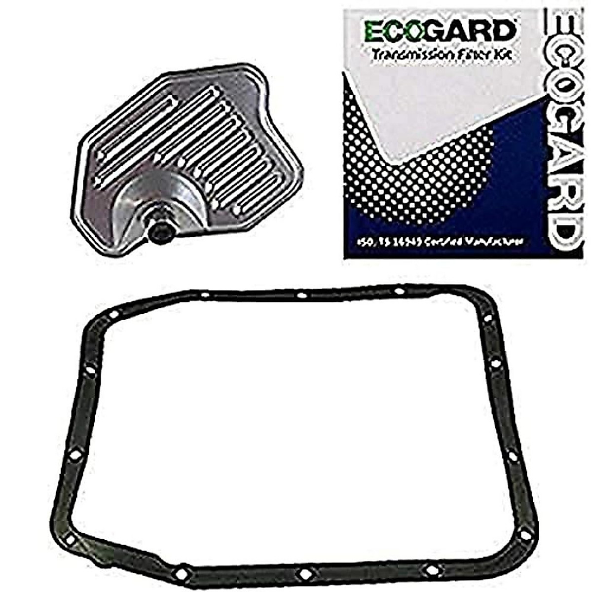 ECOGARD XT1232 Premium Professional Automatic Transmission Filter Kit Fits Ford F-150 5.4L 1997-2004, F-150 4.6L 1997-2005, Crown Victoria 4.6L 1996-2010, Mustang 3.8L 1997-2004
