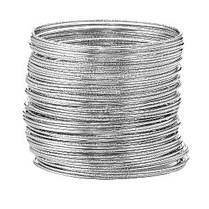 Ensoul 70pcs Silver Color Flower Mixed Metal Aztec African Indian Vintage Multi Women Bangles set